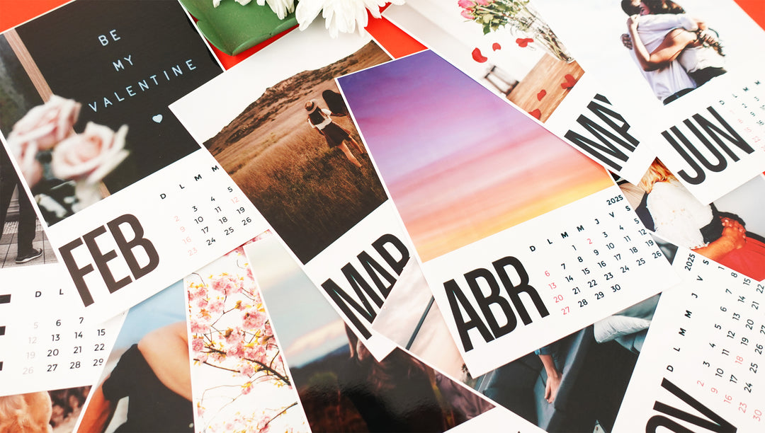 Calendario personalizado con fotos estilo Polaroid | Calendario Pola ...